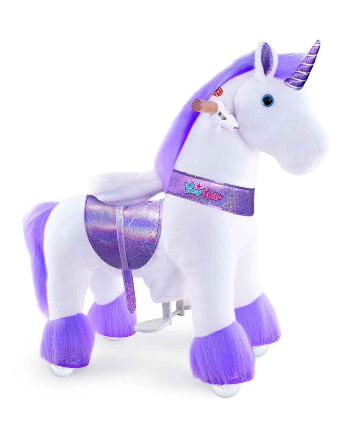 PonyCycle Ride-on Unicorn Purple Model U Size 3 for 3-4 Years - Purple