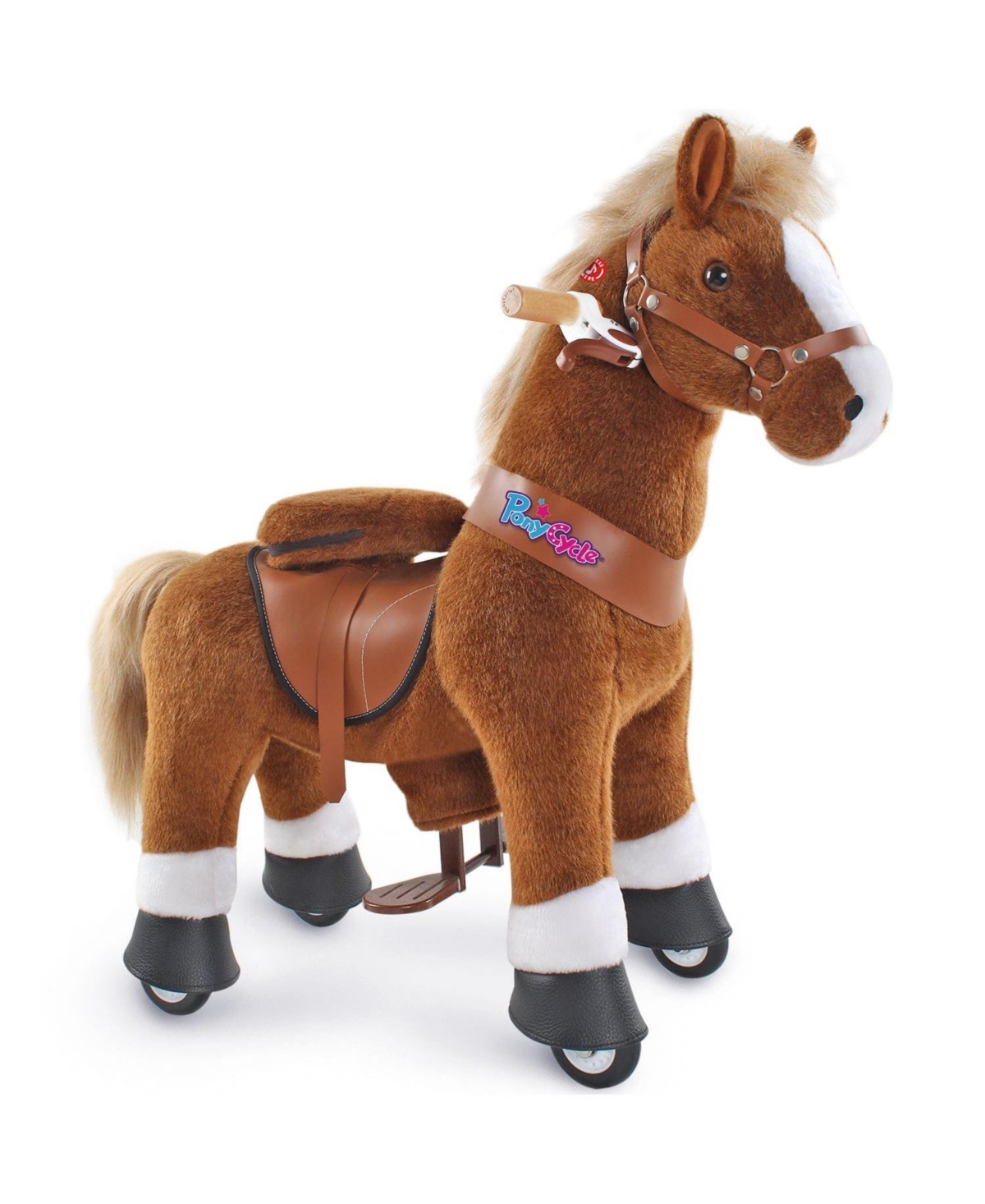 PonyCycle Ride-on Horse Brown Model U Size 3 for 3-4 Years - Brown