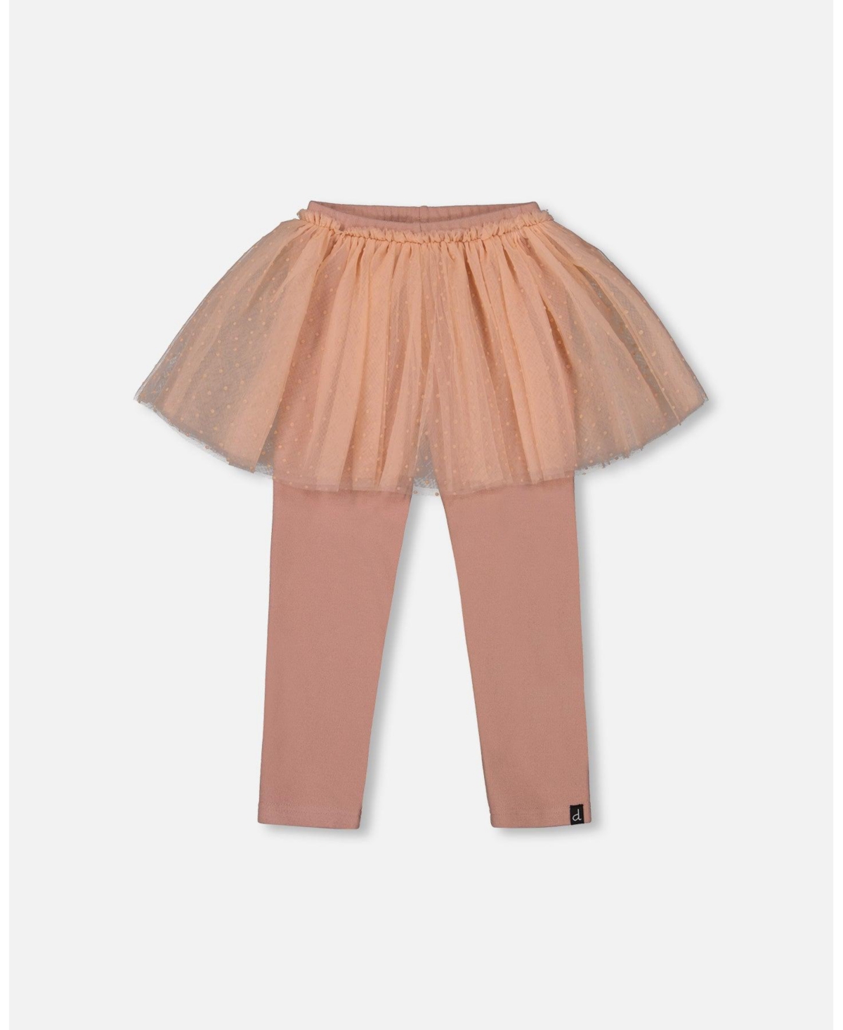 Deux par Deux Girls Leggings with Tulle Skirt - Baby