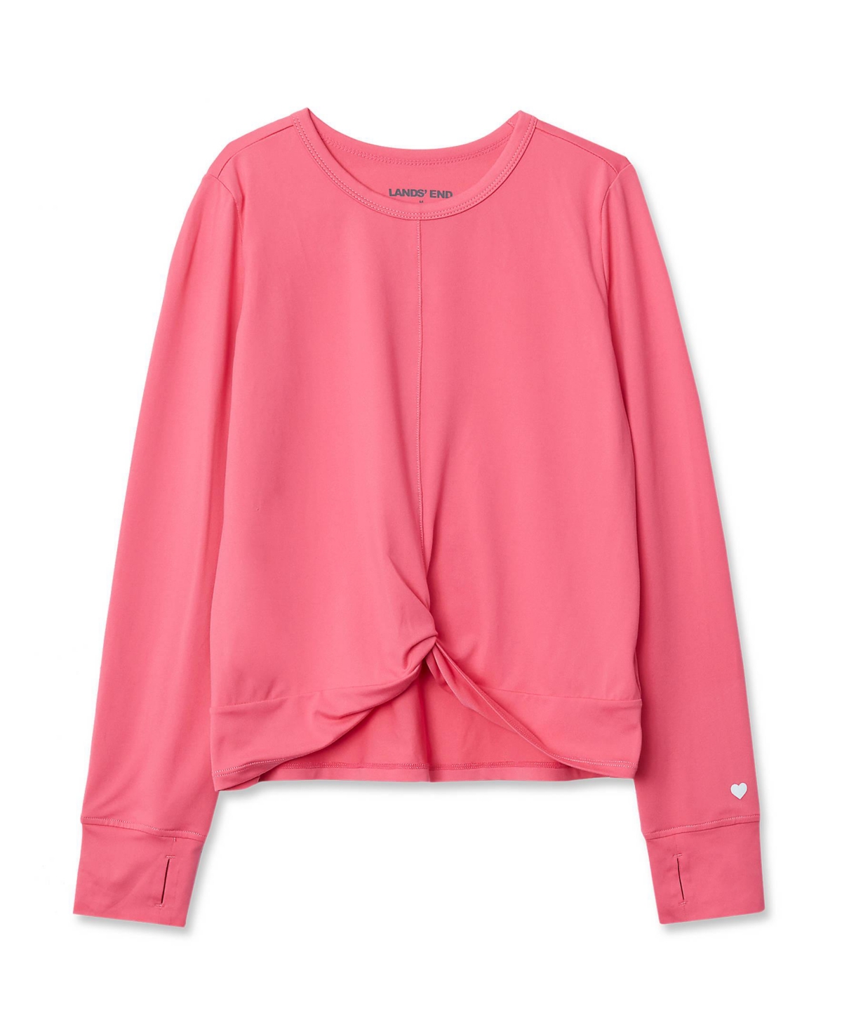 Click here for Lands End Girls Active Long Sleeve Twist Top - Hot... prices