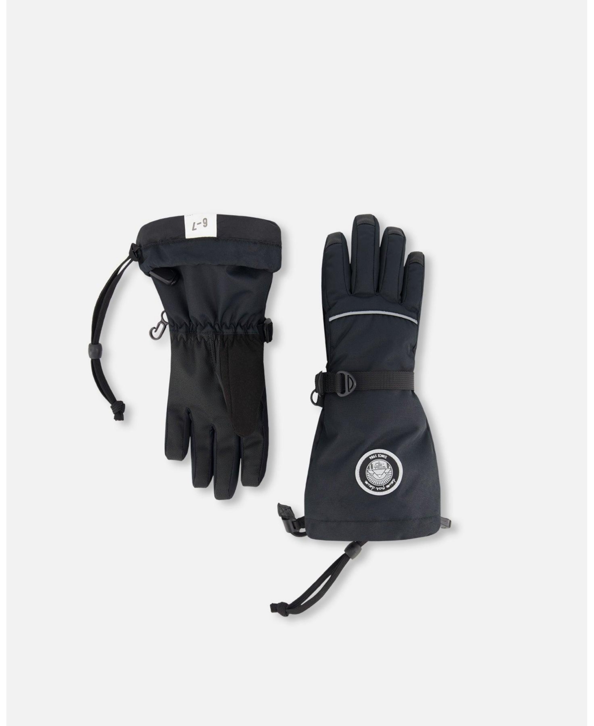 Click here for Deux par Deux Kids Unisex Winter Teknik Gloves Bla... prices