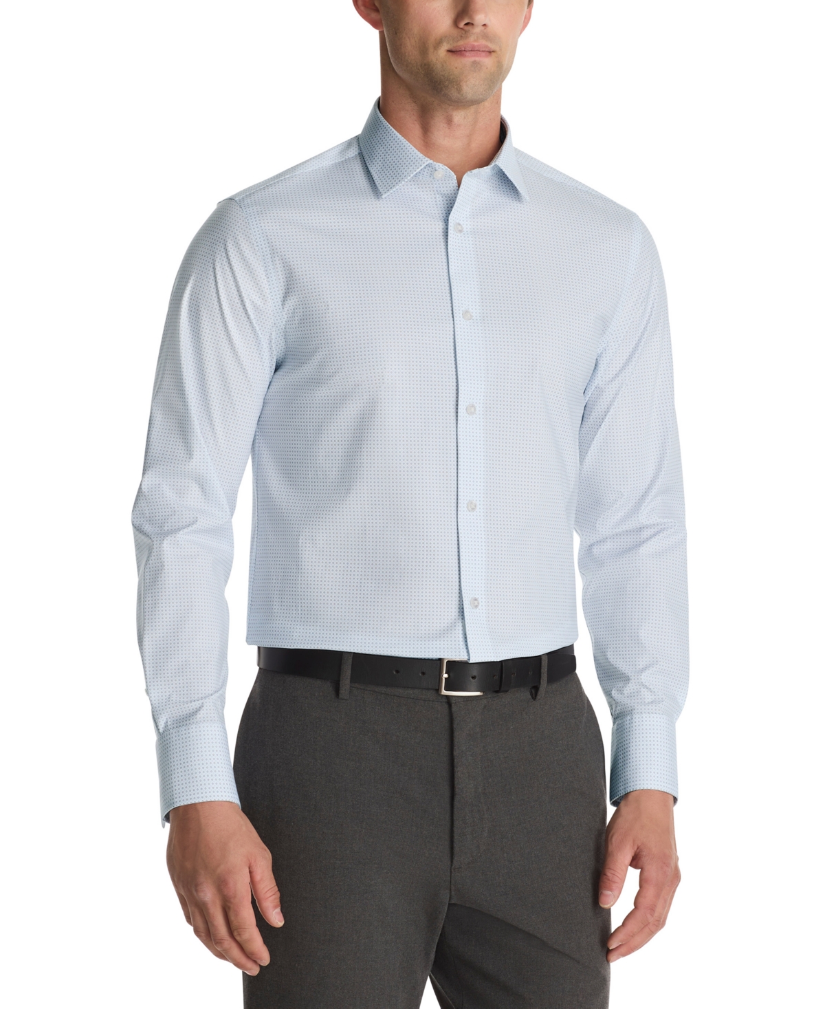 Click here for Calvin Klein Mens Slim Fit Square Cuff Dress Shirt... prices