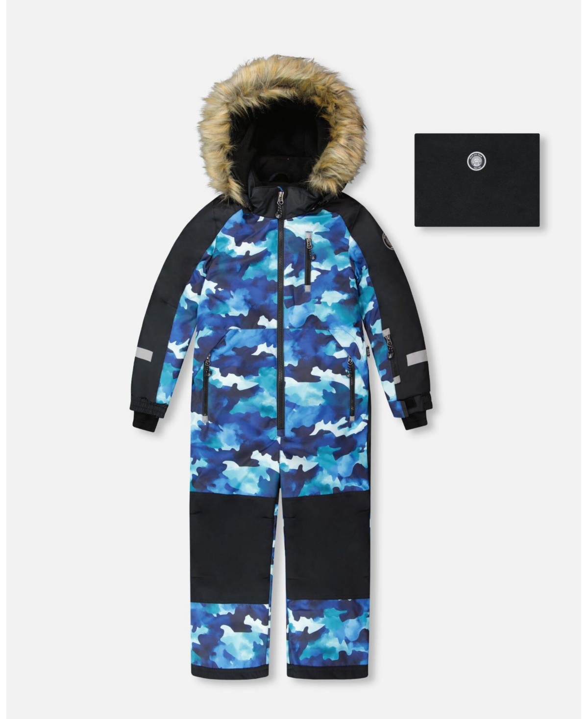 Click here for Deux par Deux Boy One-Piece Play Snowsuit Teal Blu... prices