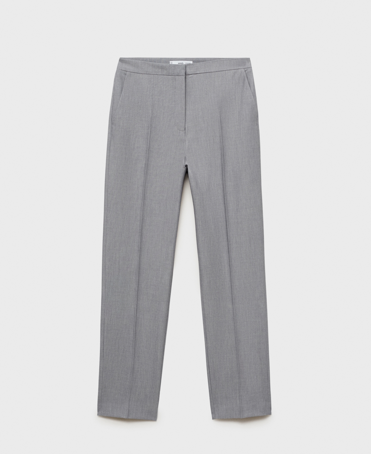 Click here for Mango Womens Straight Suit Pants - Gray prices