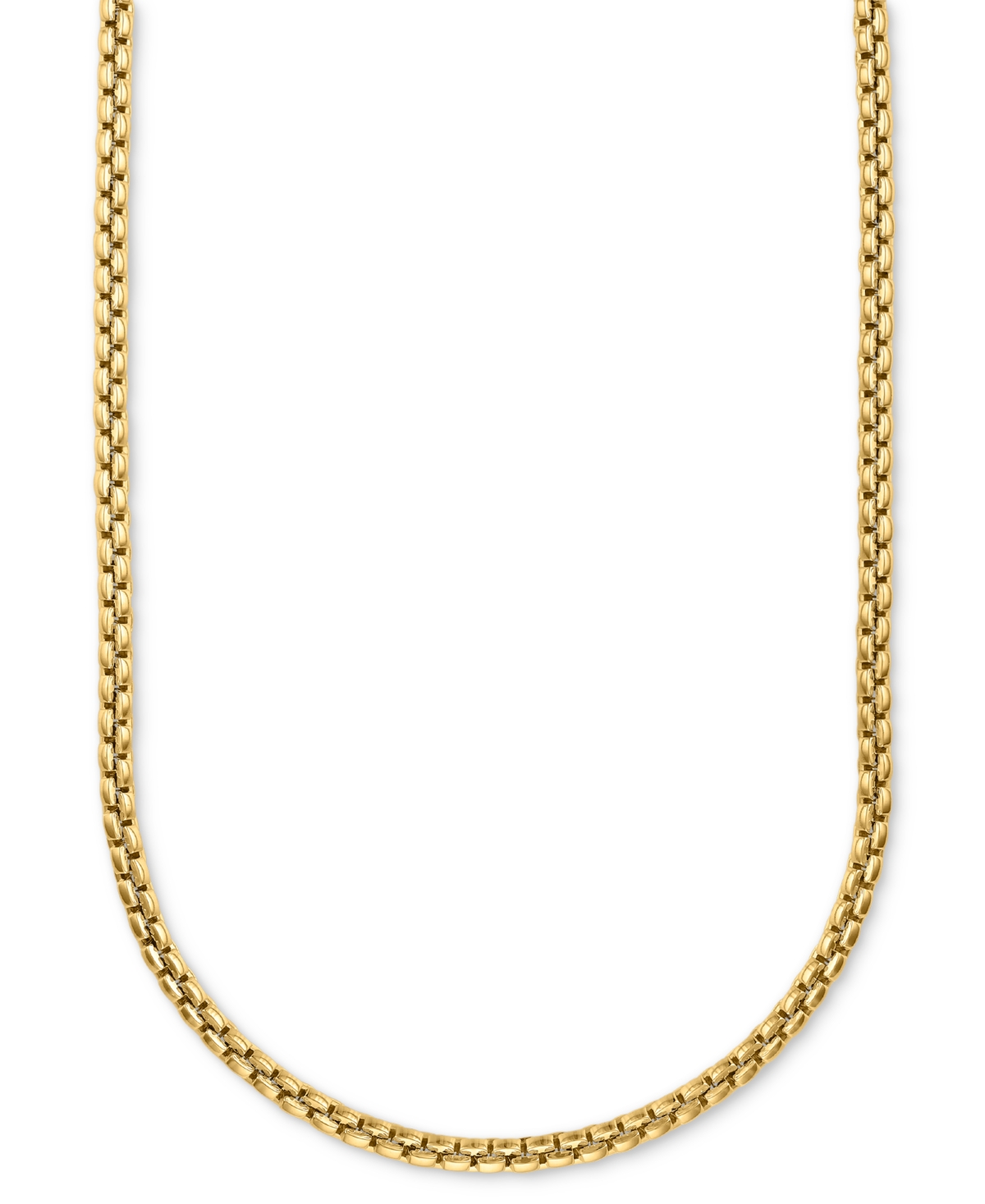 Click here for Mens Venezia Box Link 22 Chain Necklace in 14k Gol... prices