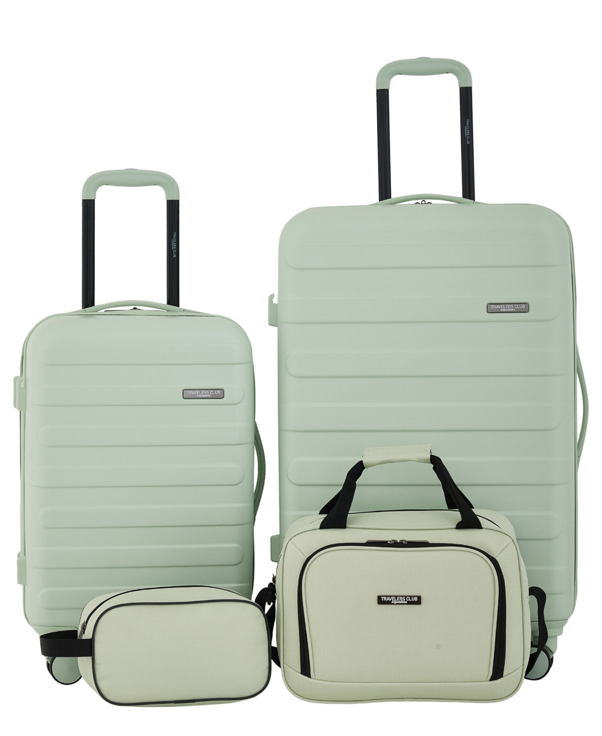 Click here for Travelers Club Austin 4 Piece Hardside Luggage Set... prices