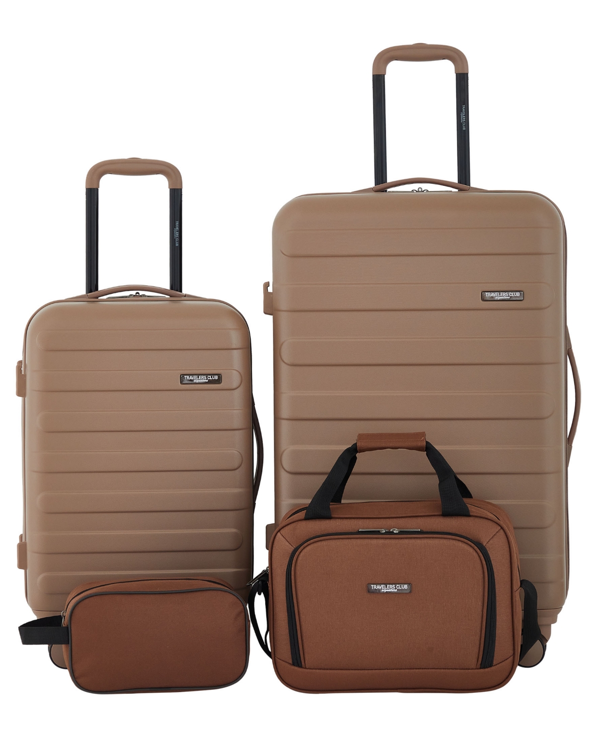 Click here for Travelers Club Austin 4 Piece Hardside Luggage Set... prices