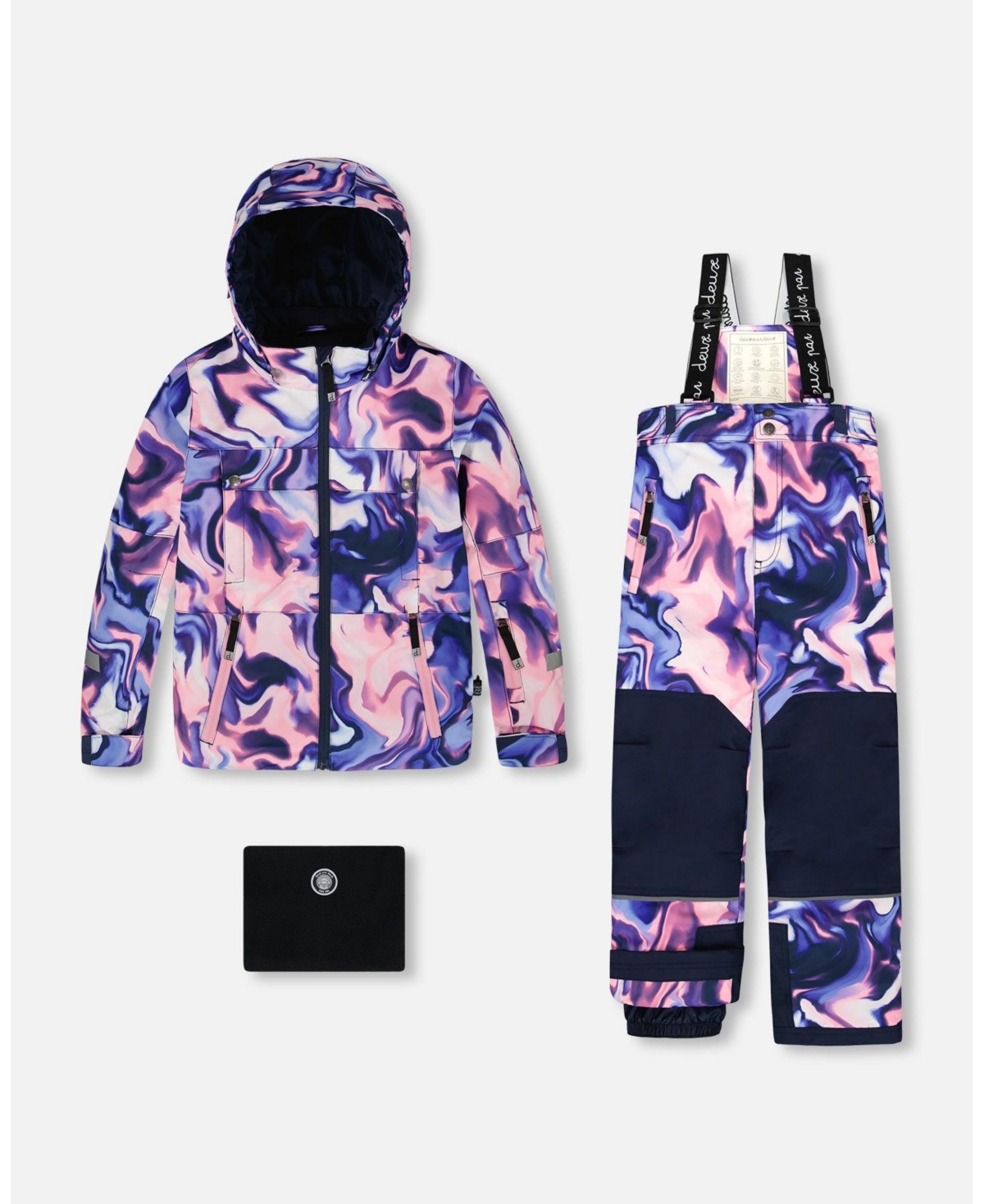 Click here for Deux par Deux Girl Two-Piece Teknik Snowsuit Pink... prices