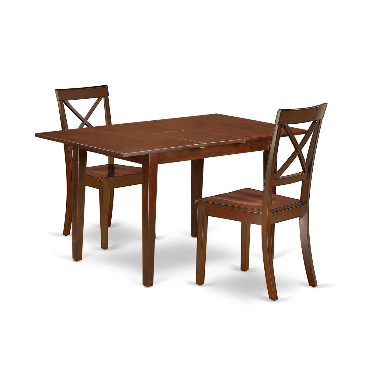 Click here for East West Furniture Dining Room Set Mahogany - Mah... prices