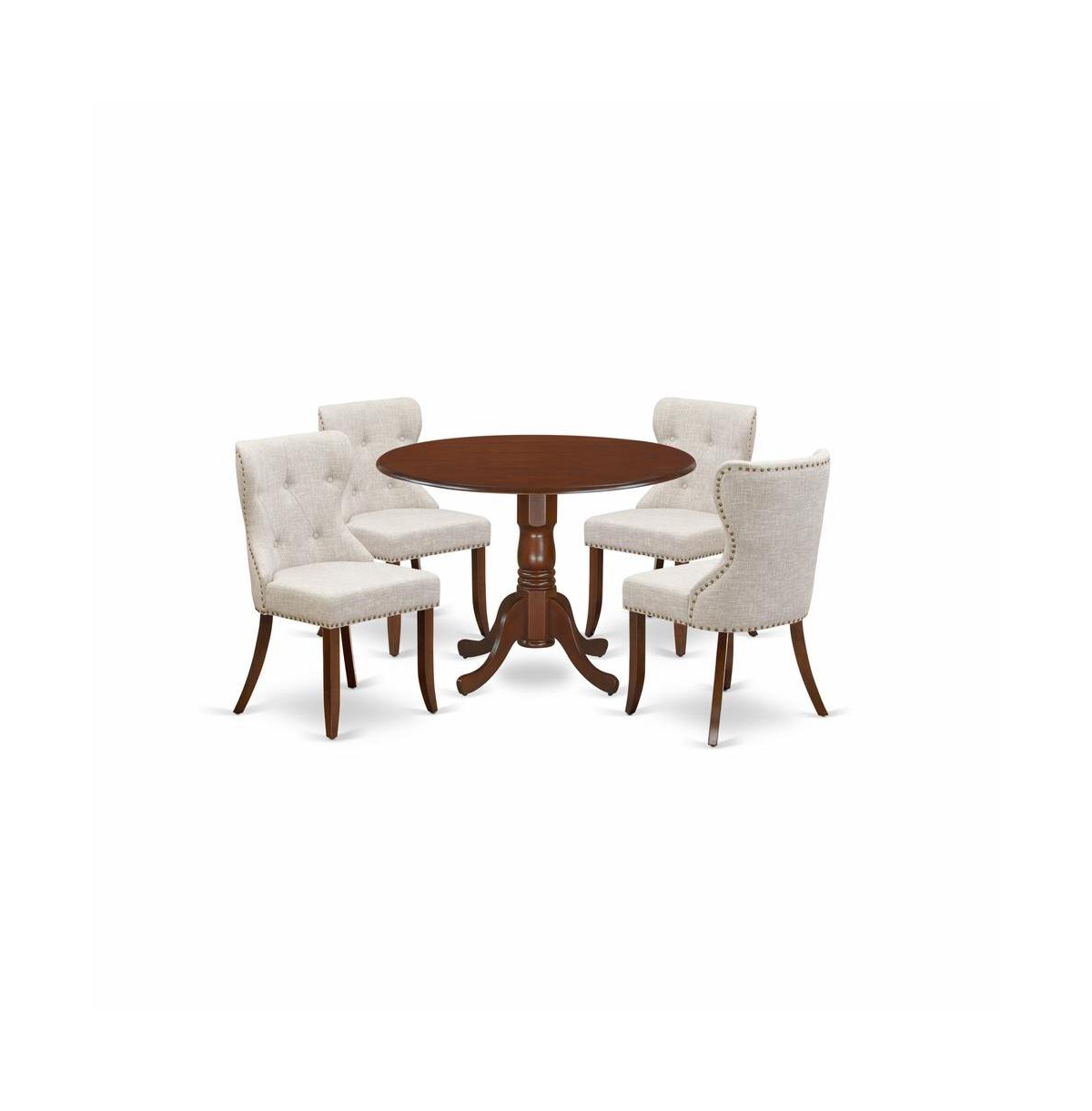 Click here for East West Furniture dining room table set of 4 ama... prices