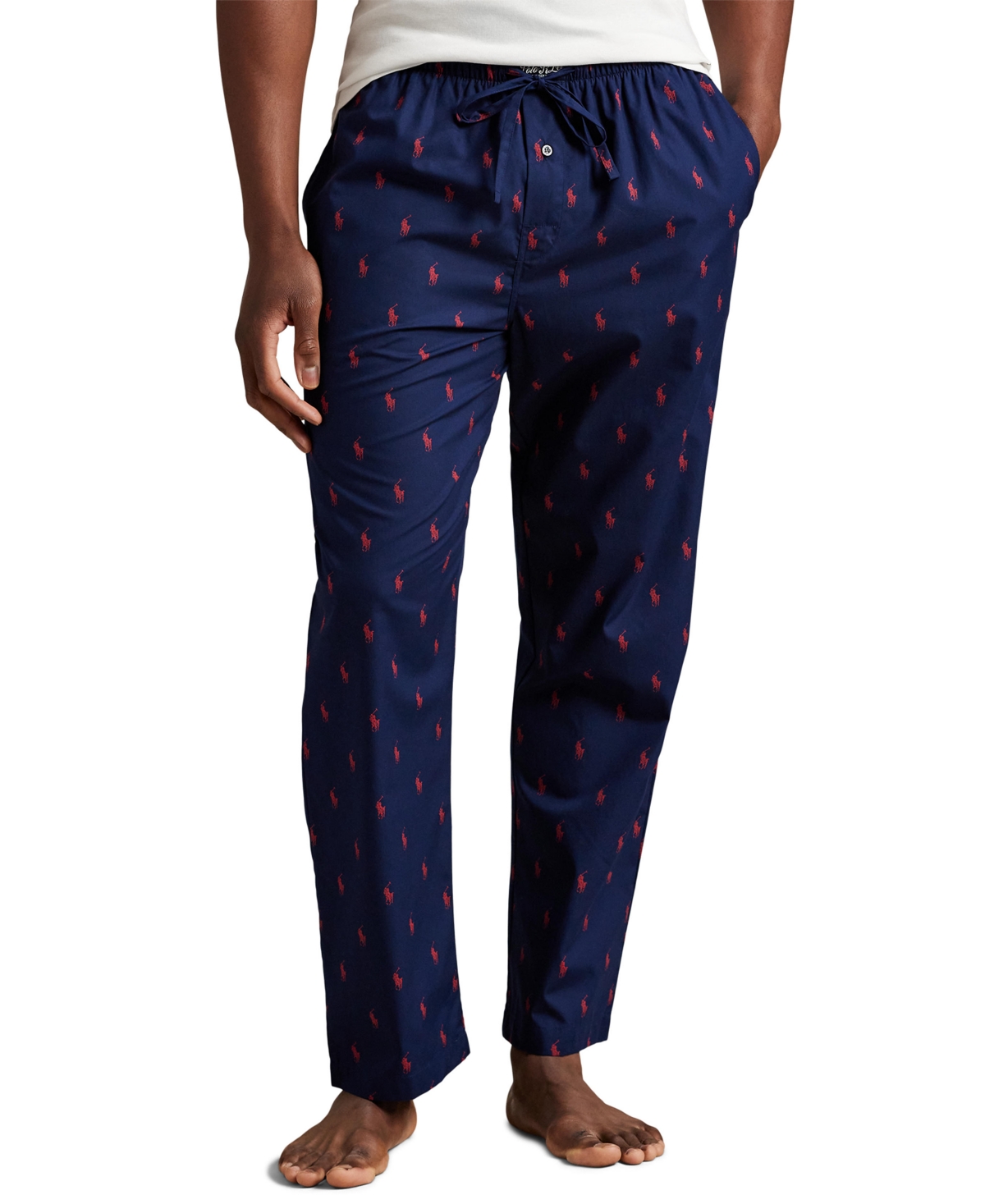 Click here for Polo Ralph Lauren Mens Slim Fit Pajama Pants - Cru... prices