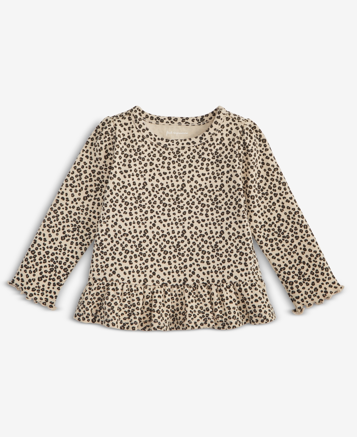 Click here for First Impressions Baby Girls Long-Sleeve Leopard-P... prices