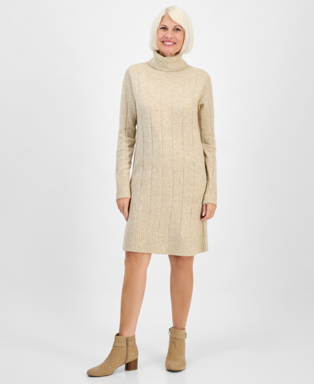 Click here for Style & Co Petite Turtleneck Sweater Dress  Macys... prices