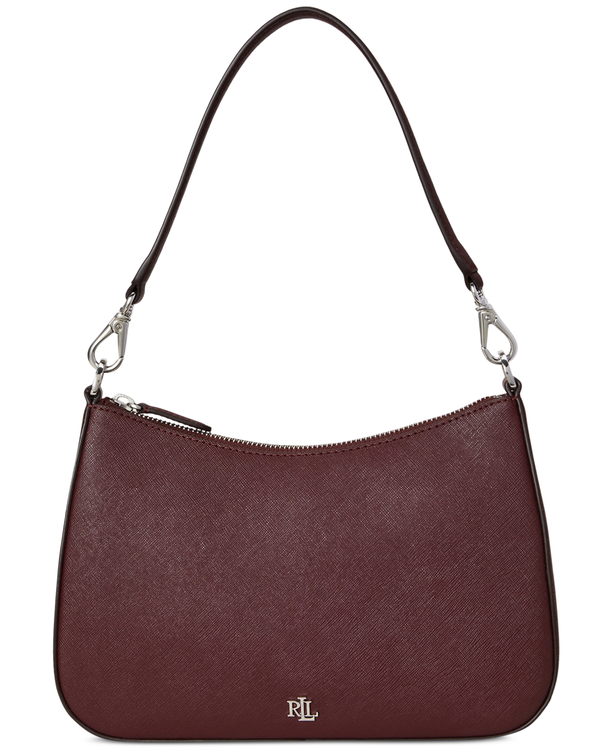 Lauren Ralph Lauren Danni Small Shoulder Bag - Dark Garnet
