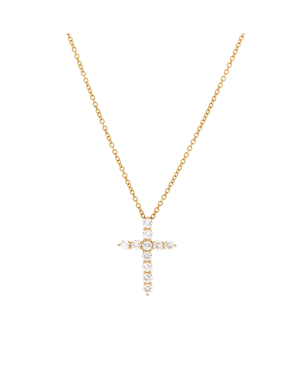 Click here for Pre-Owned Tiffany & Co. Cross Pendant Necklace - 1... prices
