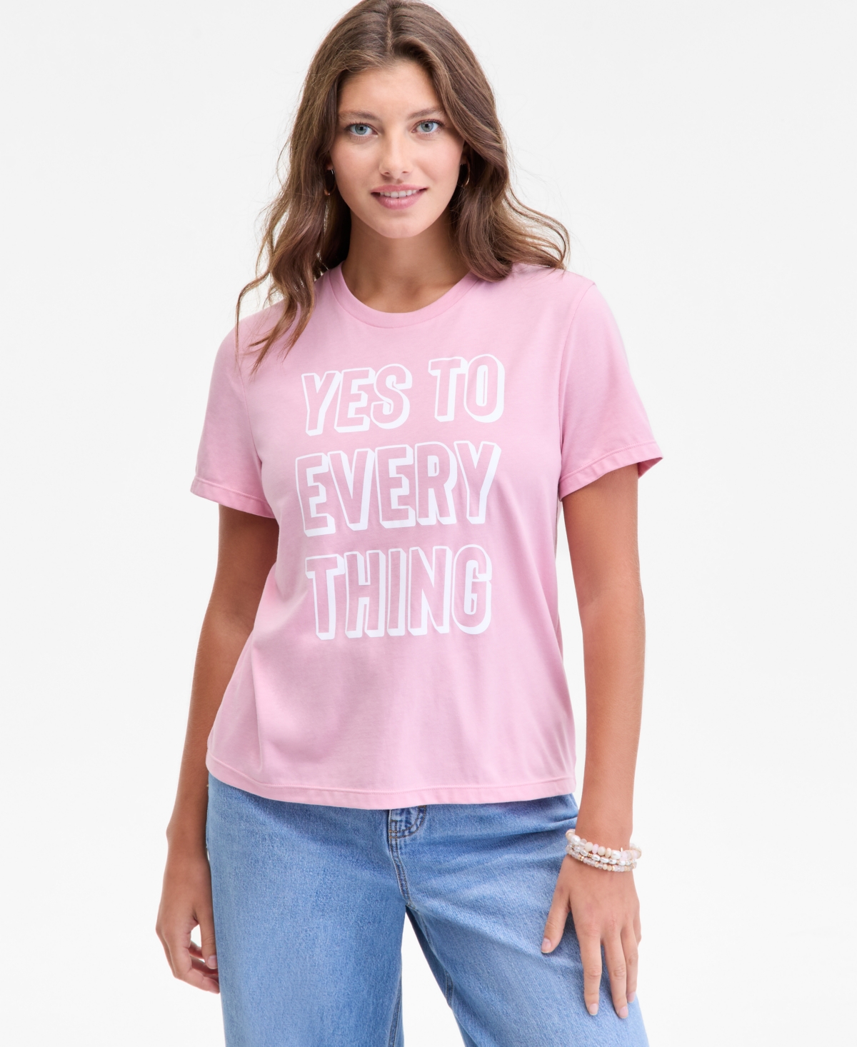 Click here for On 34th Womens Yes Graphic T-Shirt  Macys Exclusiv... prices