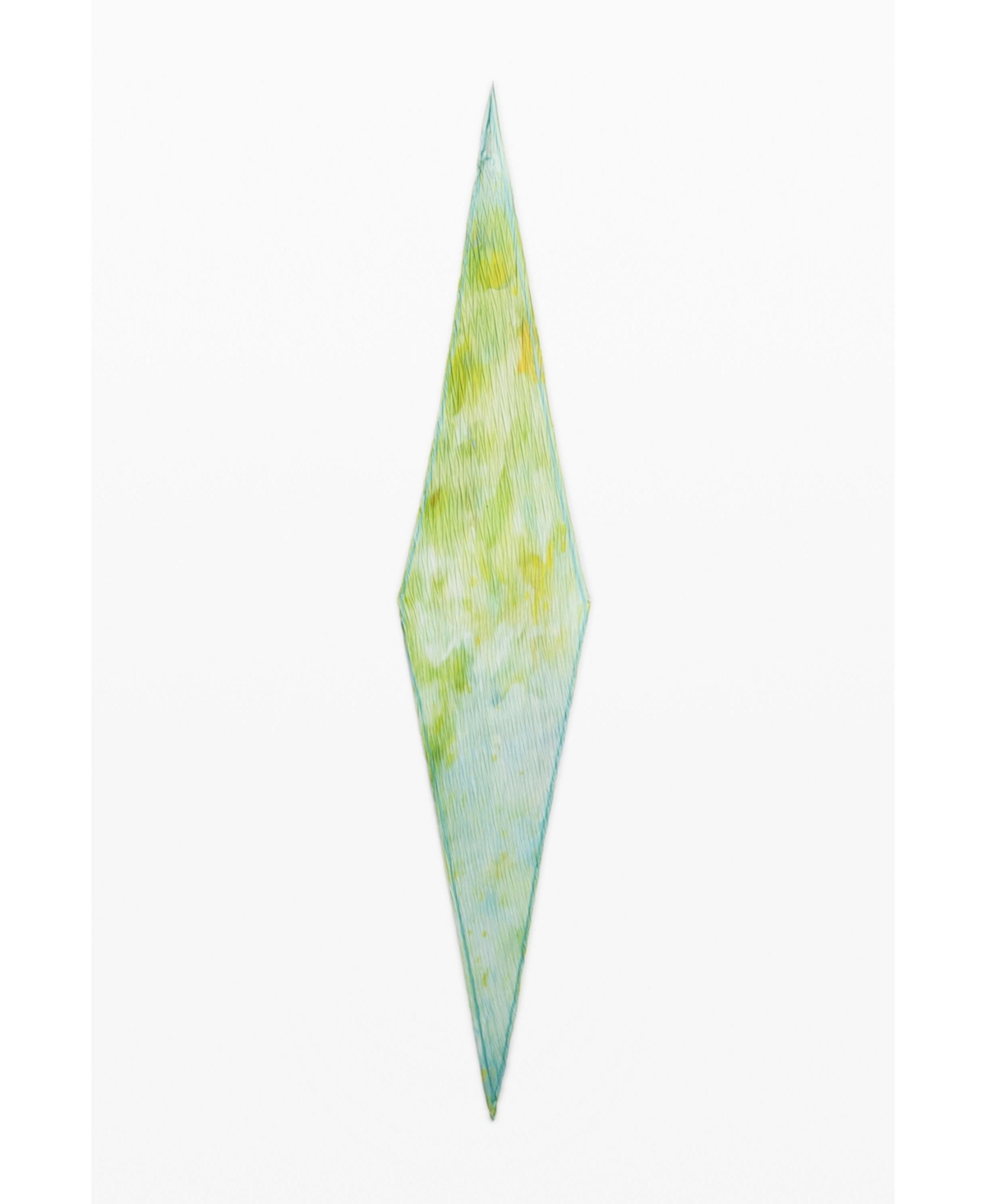 Click here for Desigual Womens Watercolor crumpled scarf - Green... prices