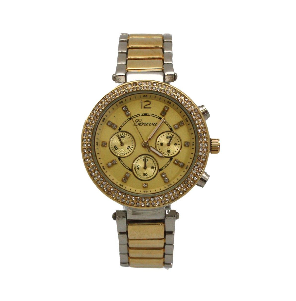 Click here for Two Tone Rhinestone Elegante Two Tone Watch - Two... prices