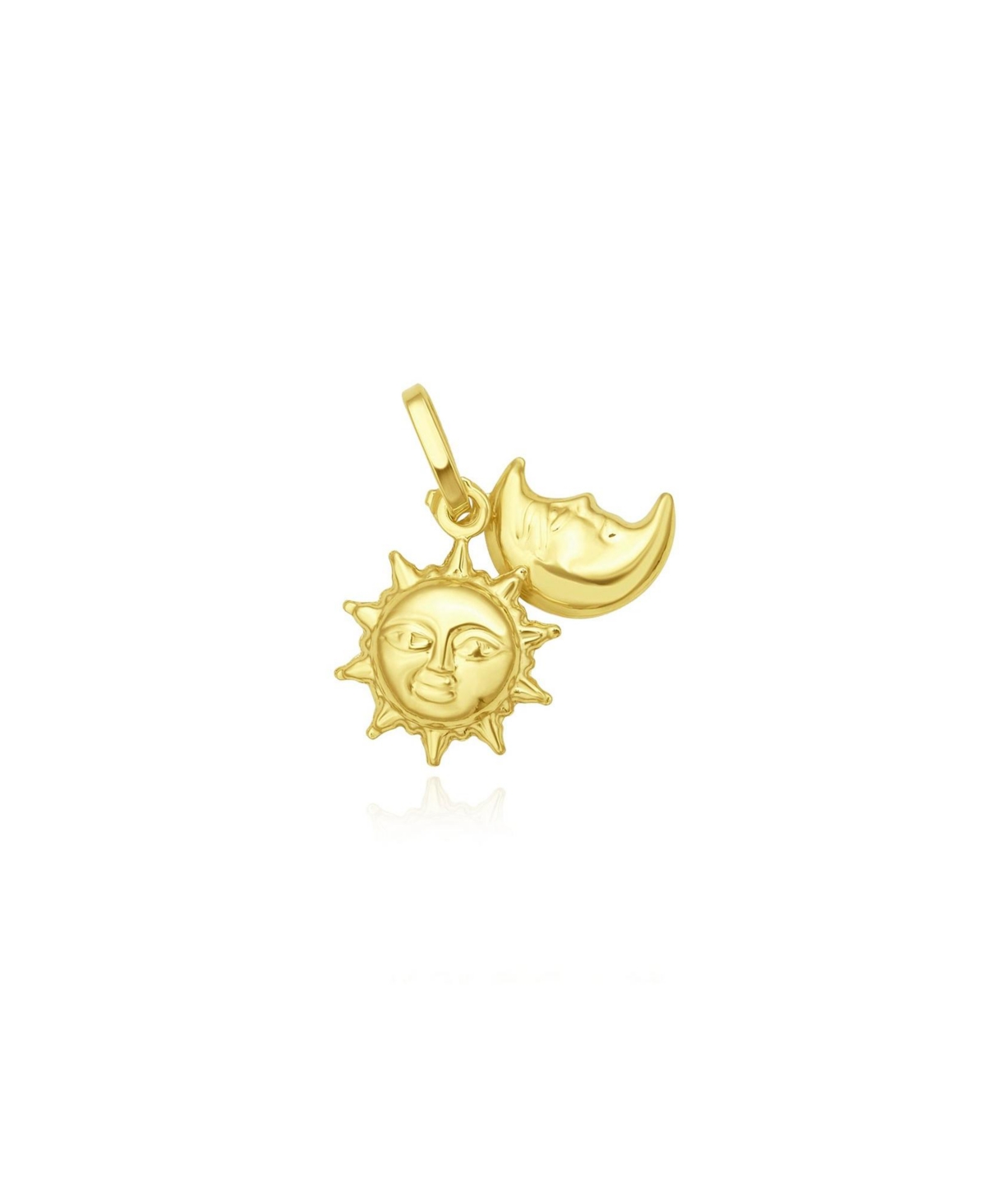 Click here for The Lovery Gold Sun and Moon Charm 14K Gold - Gold prices