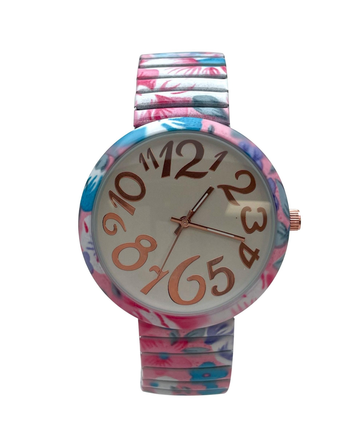 Click here for Olivia Pratt Turquoise Floral Big Dial Easy Reader... prices