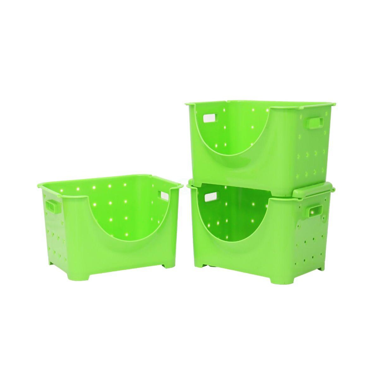 Click here for Basicwise Stackable Plastic Storage Container  Set... prices