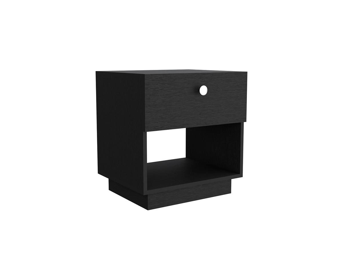 Click here for Casainc Storage Cabinet NightStand End Table - Bla... prices