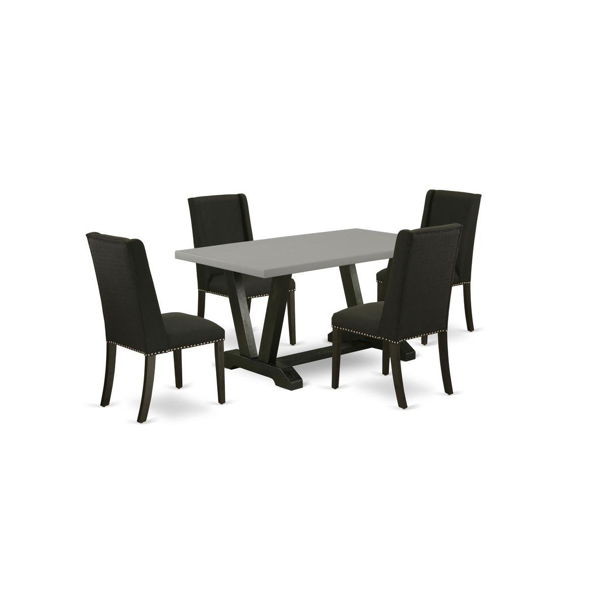 Click here for East West Furniture 5-Pc Dining room Table Set Inc... prices