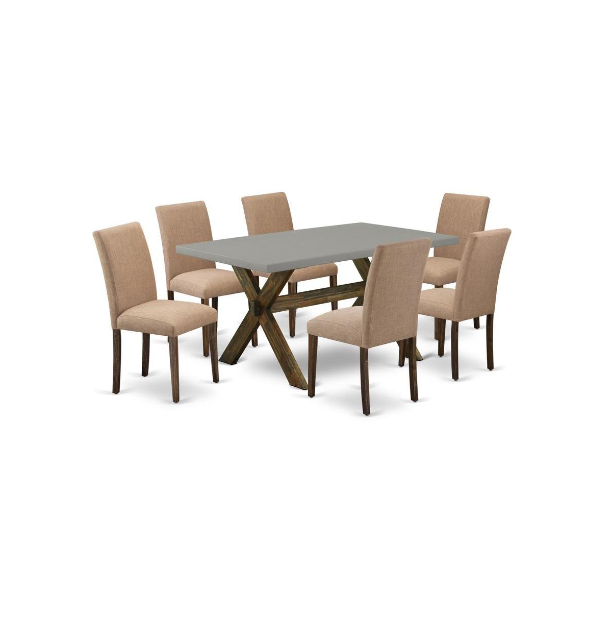 Click here for East West Furniture East-West Furniture 7-Pc dinin... prices