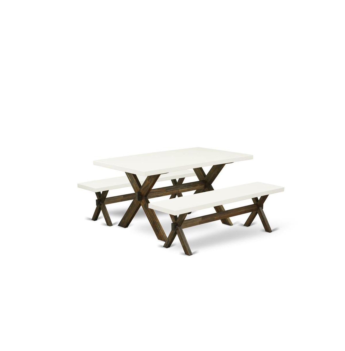 Click here for East West Furniture 3 Piece Dining Room Table Set... prices