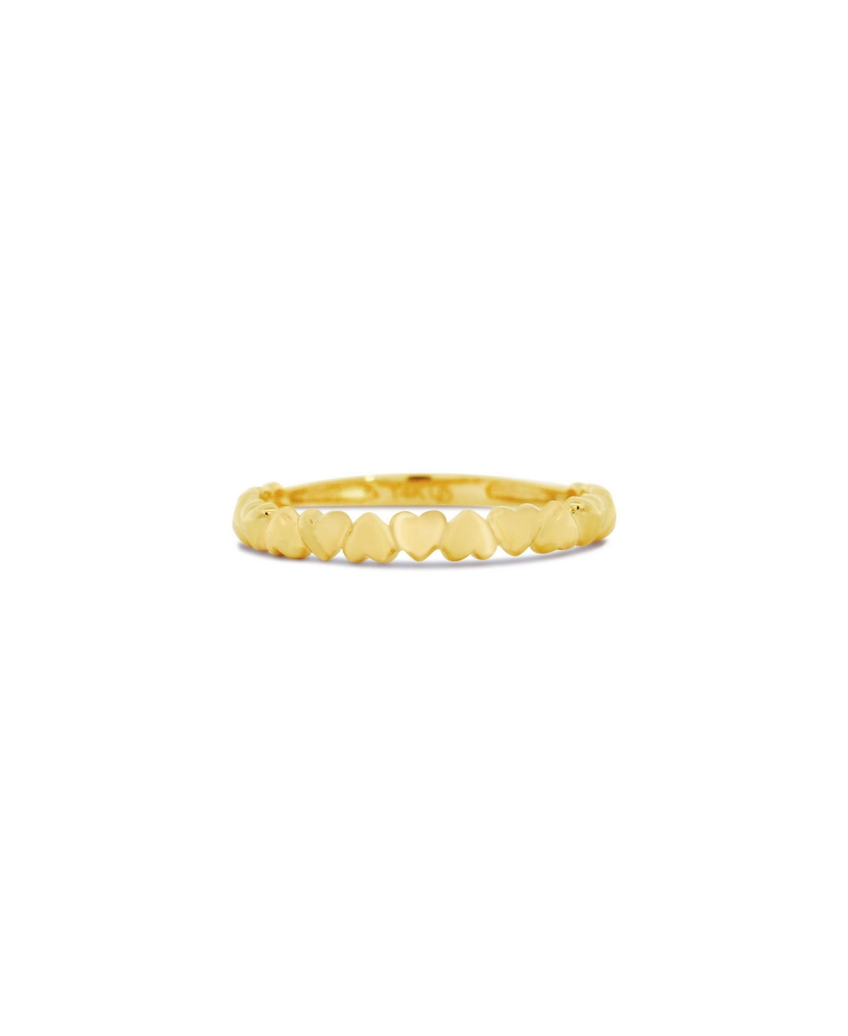 Click here for The Lovery Gold Alternating Heart Band 14K Gold -... prices