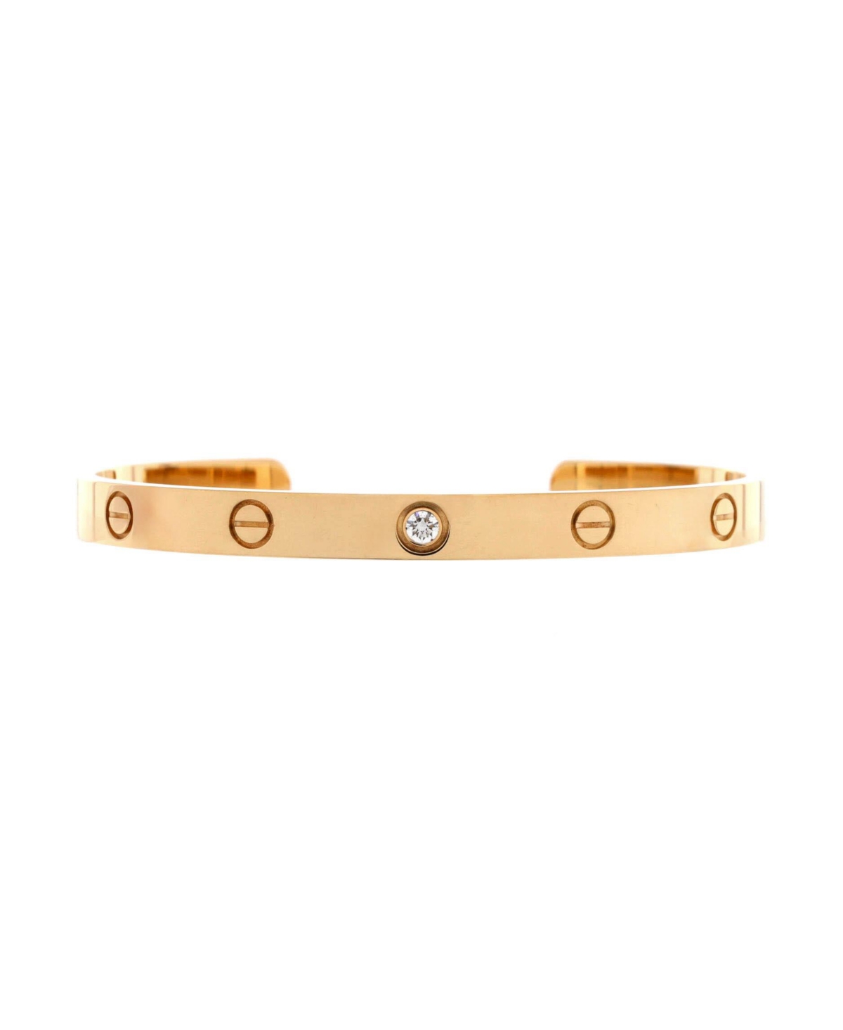 Click here for Pre-Owned Cartier Love 1 Diamond Cuff Bracelet - 1... prices