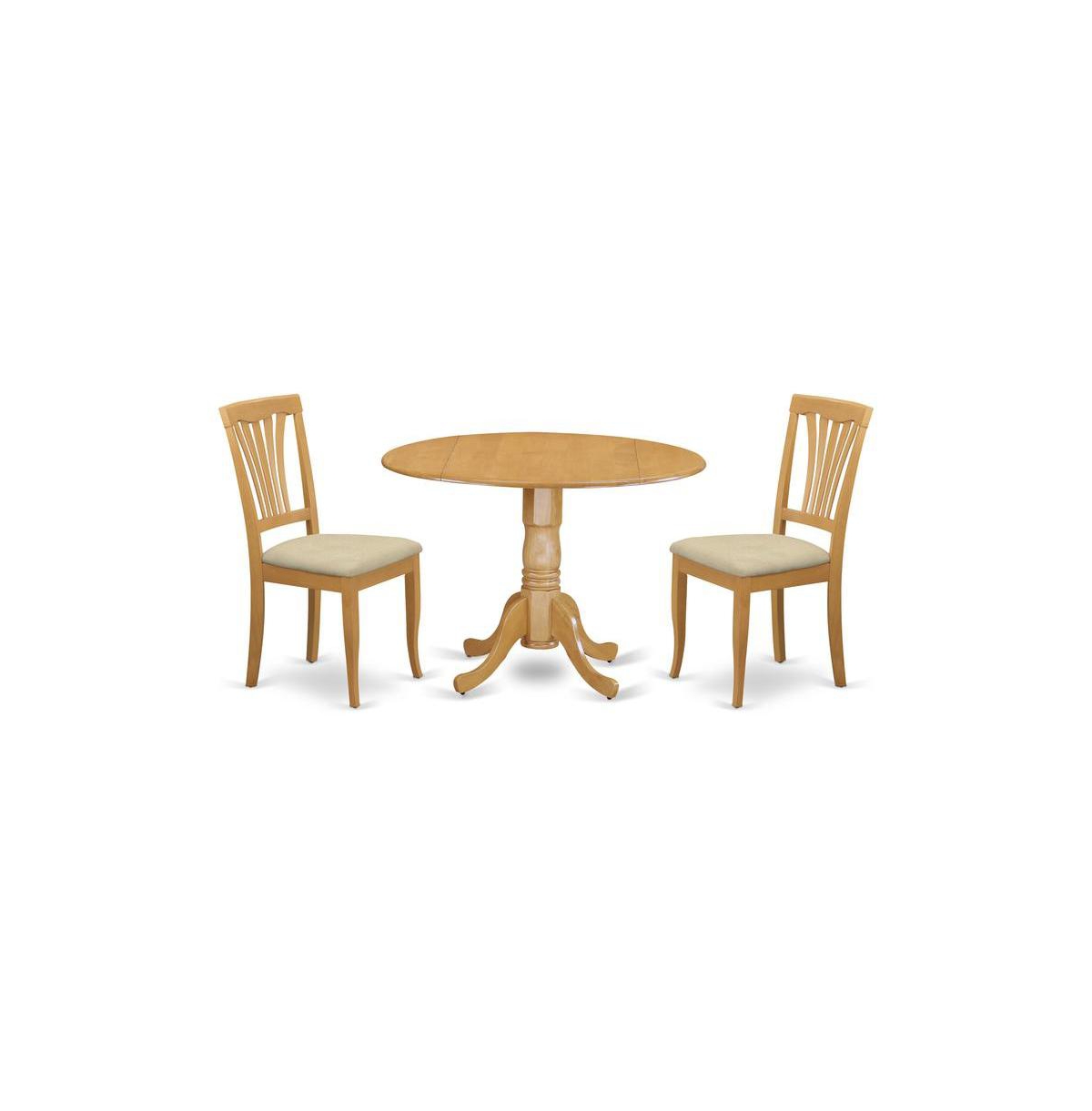 Click here for East West Furniture 3 Pc small Kitchen Table and C... prices