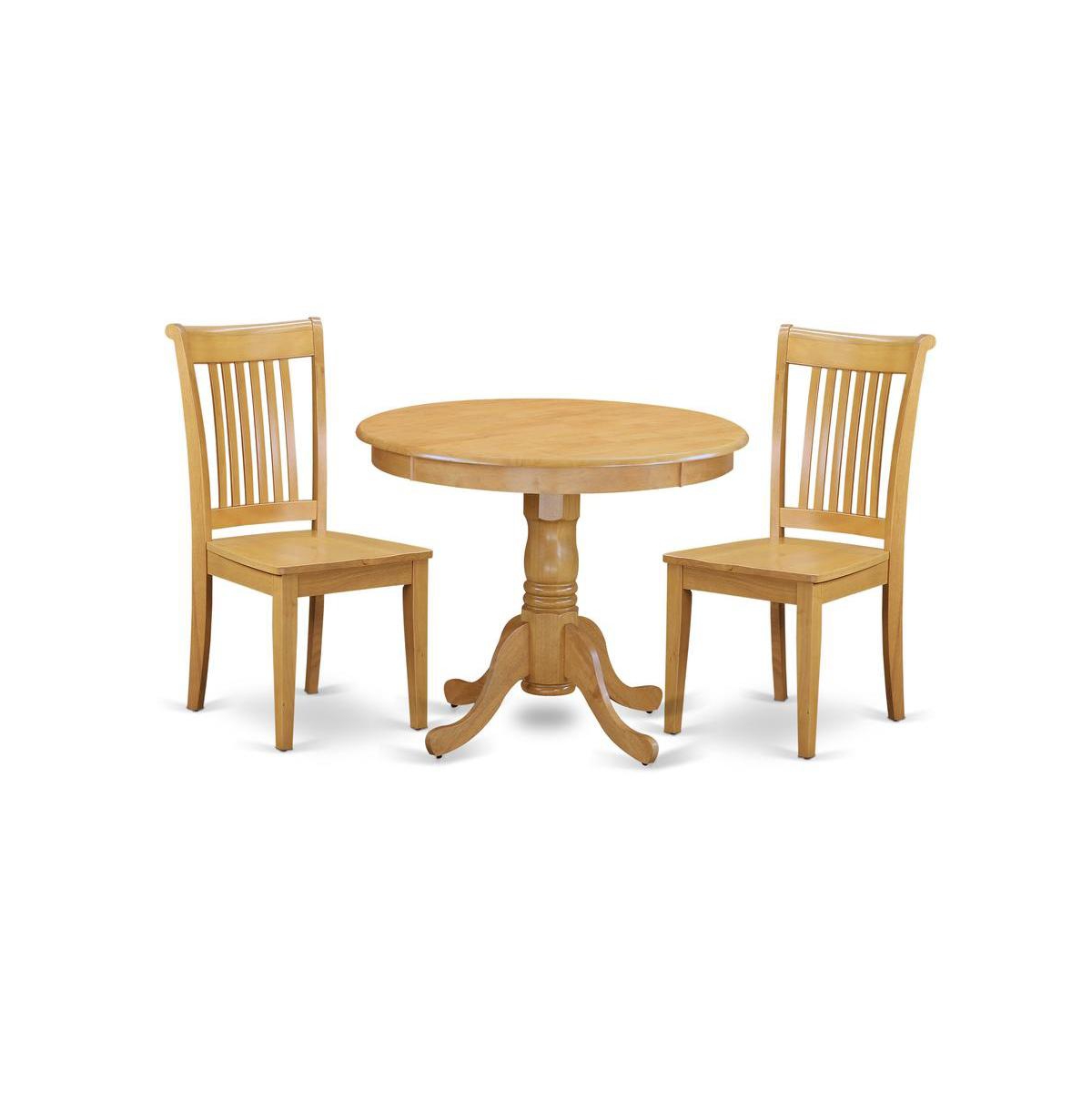 Click here for East West Furniture Dining Room Set Oak - Oak prices
