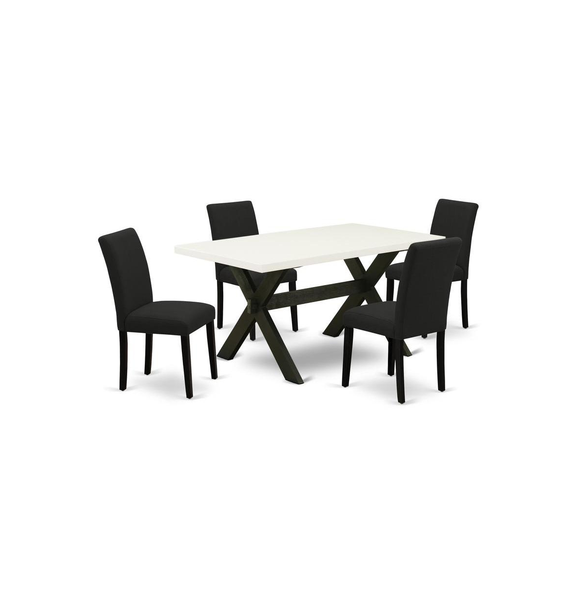 Click here for East West Furniture 5-Piece Dining Room Set Includ... prices