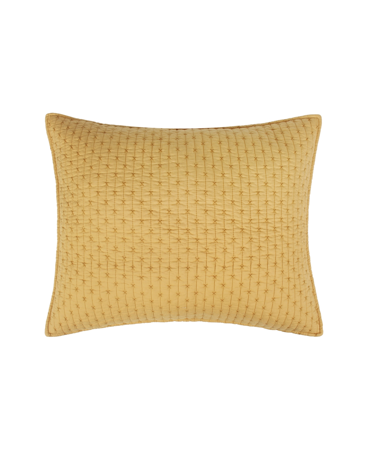 Click here for Levtex Cross Stitch Sham  Standard - Ochre prices