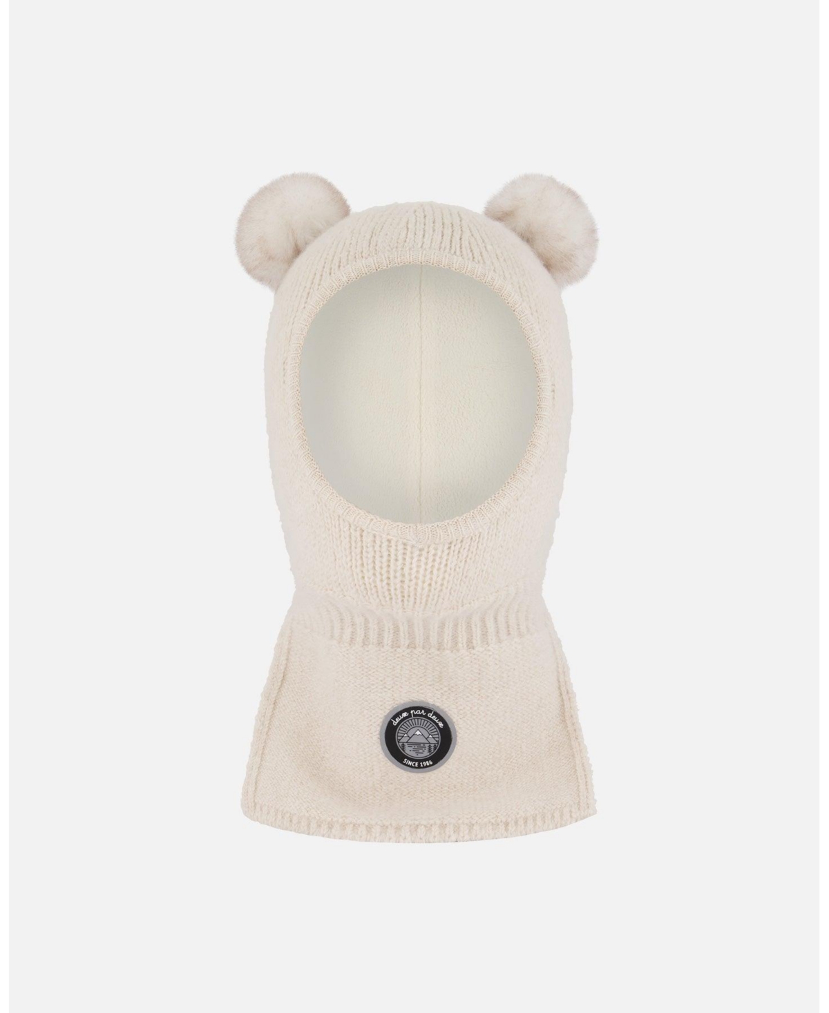 Click here for Deux par Deux Baby Unisex Knit Balaclava Off-White... prices