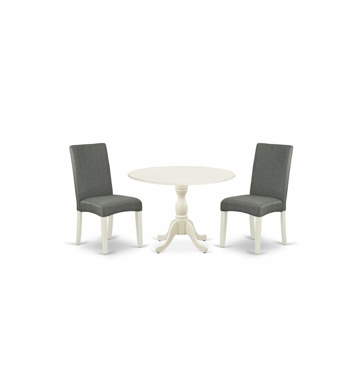 Click here for East West Furniture 3 Piece Wood Dining Table Set... prices