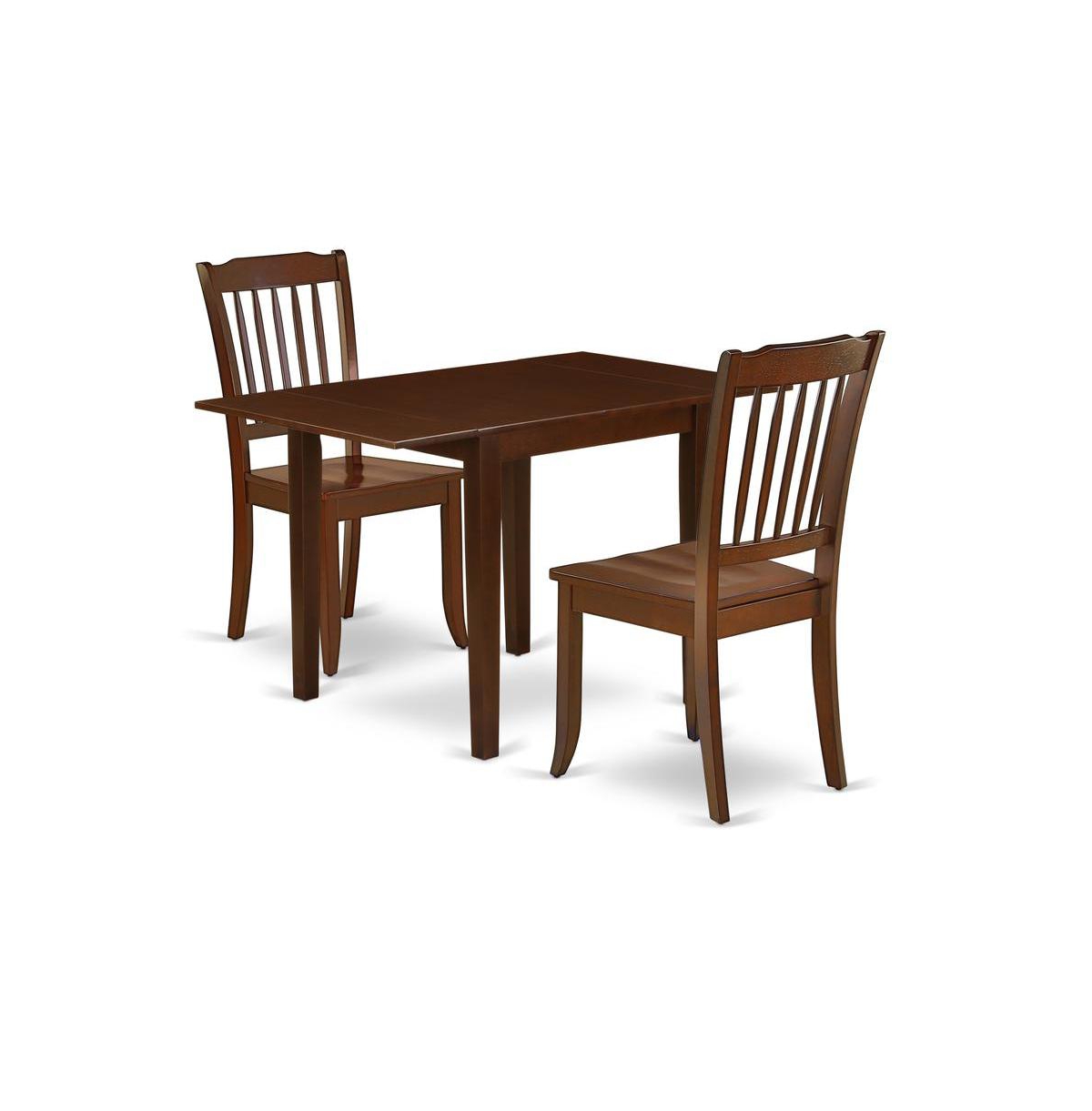 Click here for East West Furniture Dining Room Set Mahogany - Mah... prices