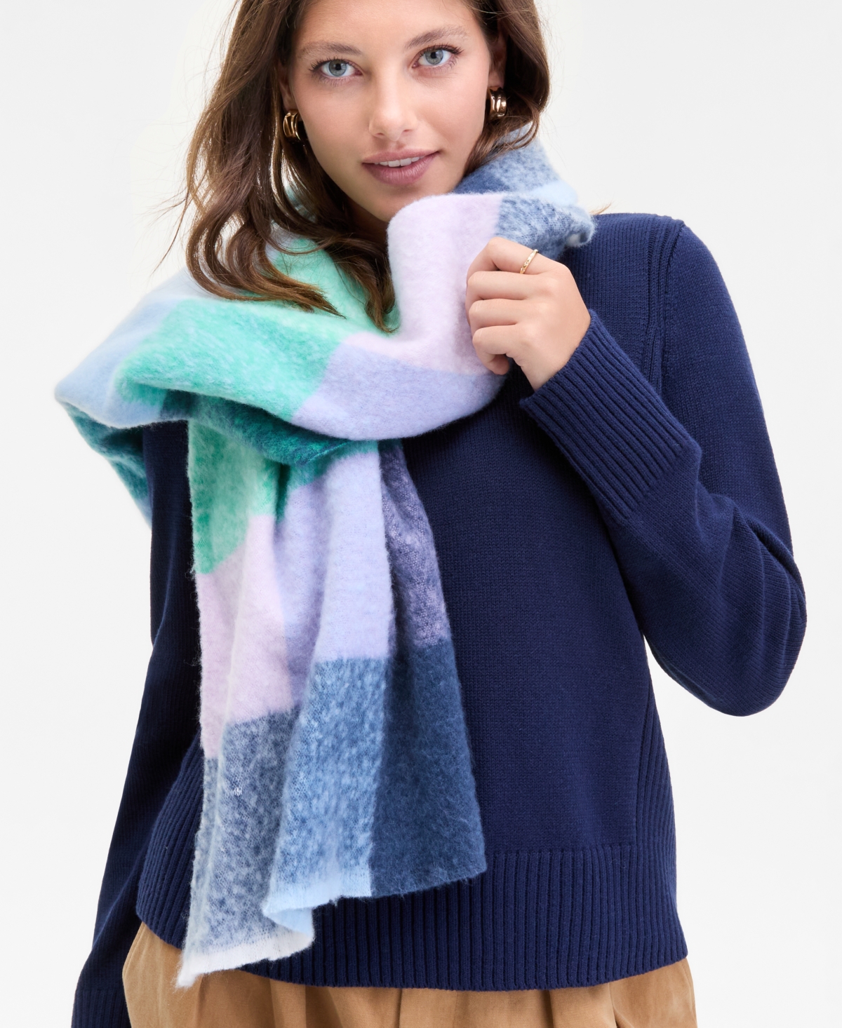 Click here for On 34th Brushed Buffalo Plaid Blanket Wrap  Macys... prices