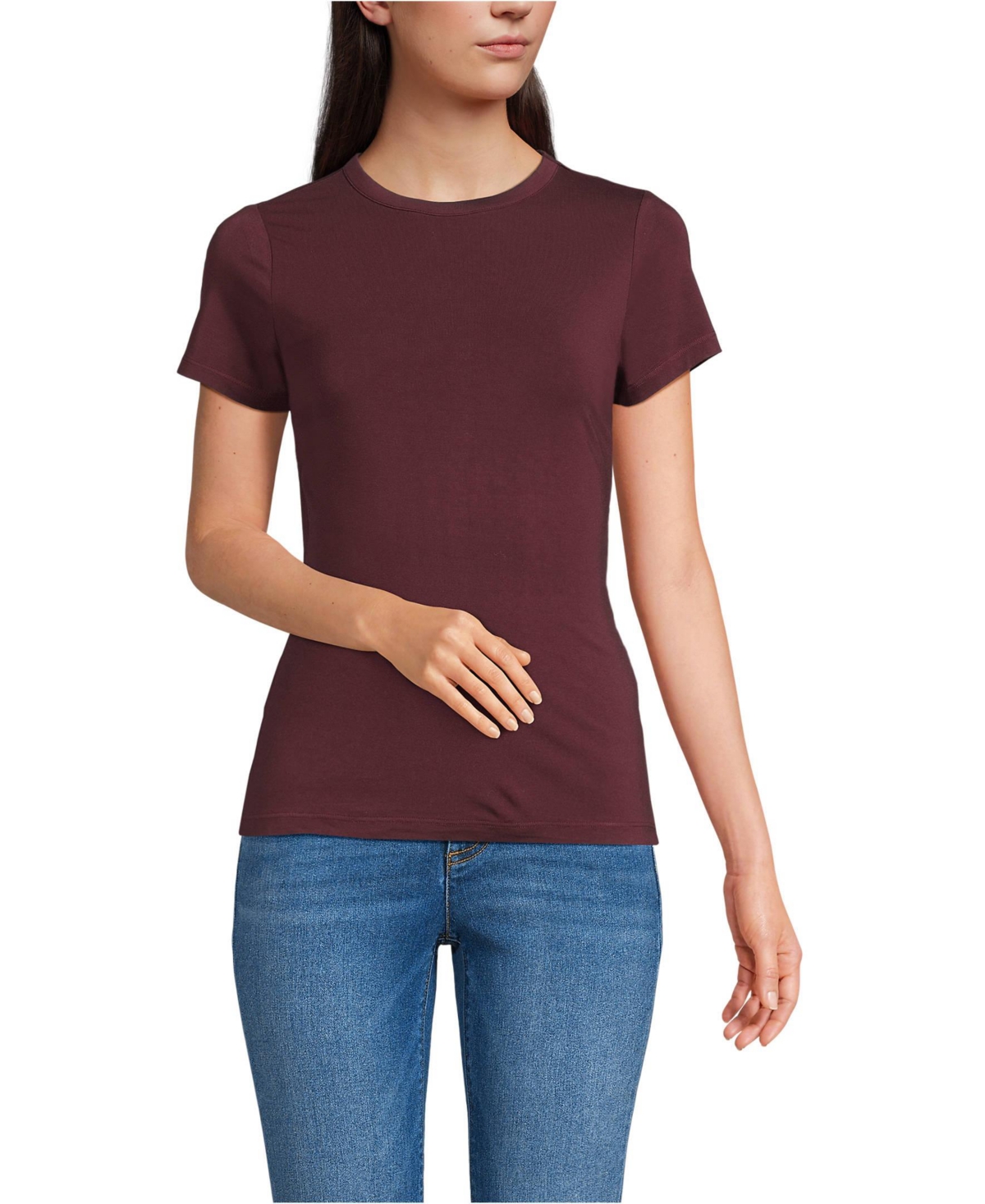 Click here for Lands End Womens Short Sleeve Cooling Crew Neck T-... prices