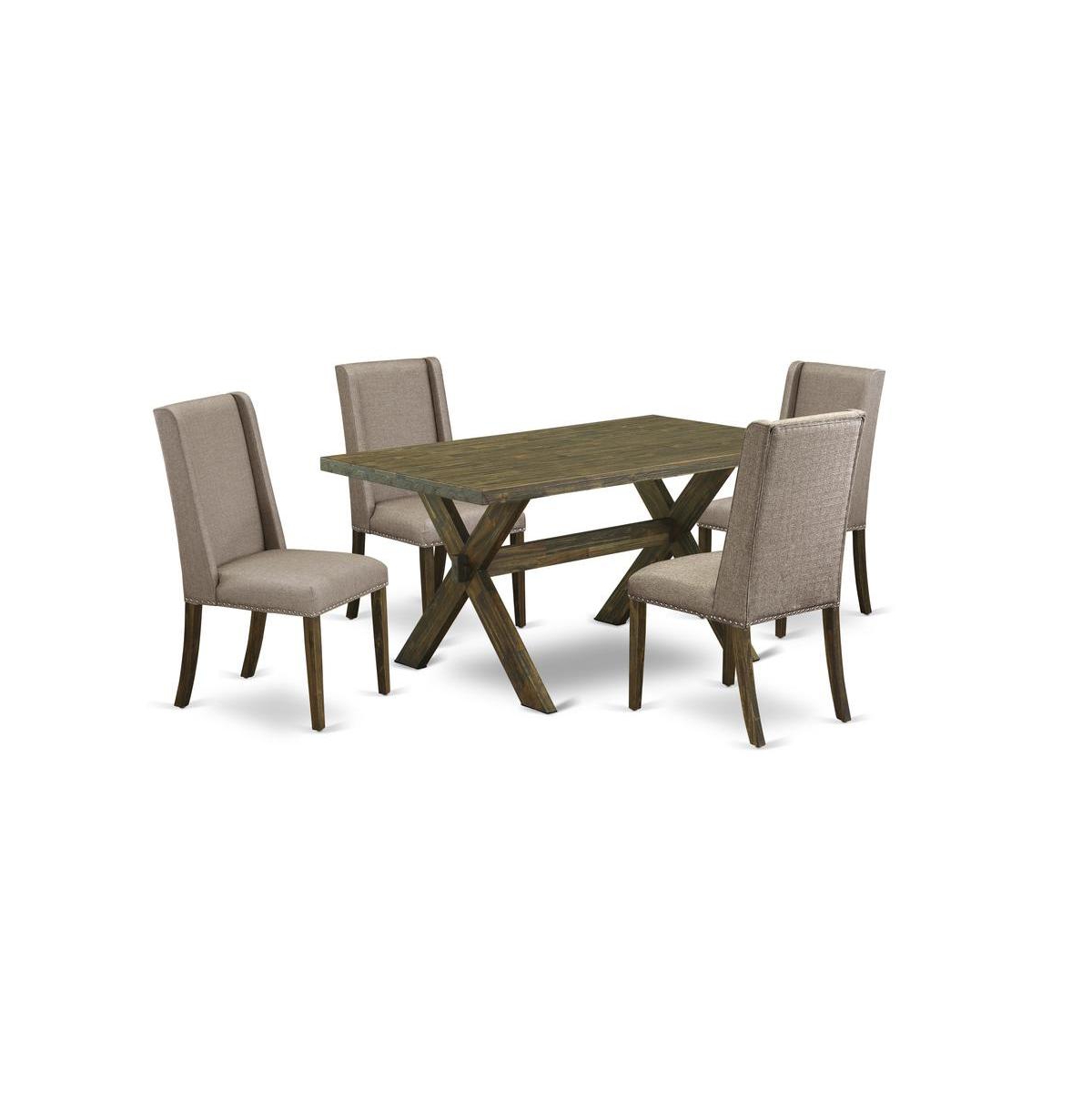 Click here for East West Furniture 5-Piece rectangular Dinette Se... prices