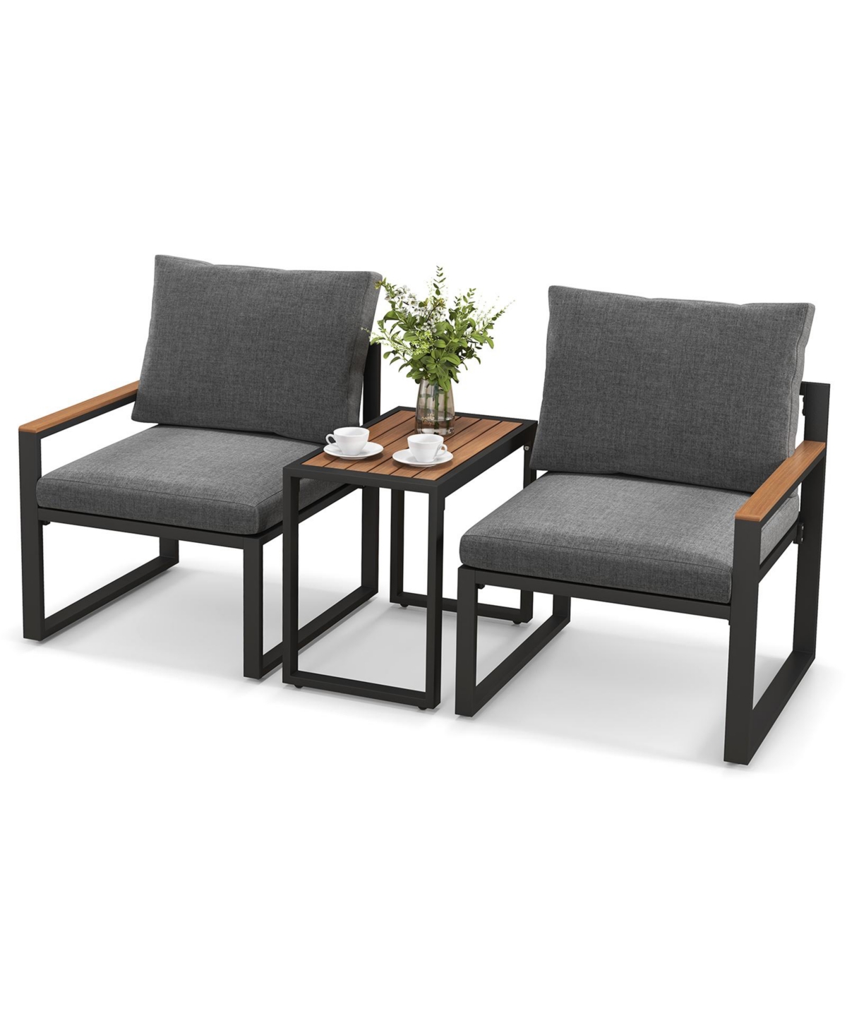 Click here for Gymax 3 Pcs Patio Furniture Set Weatherproof Outdo... prices