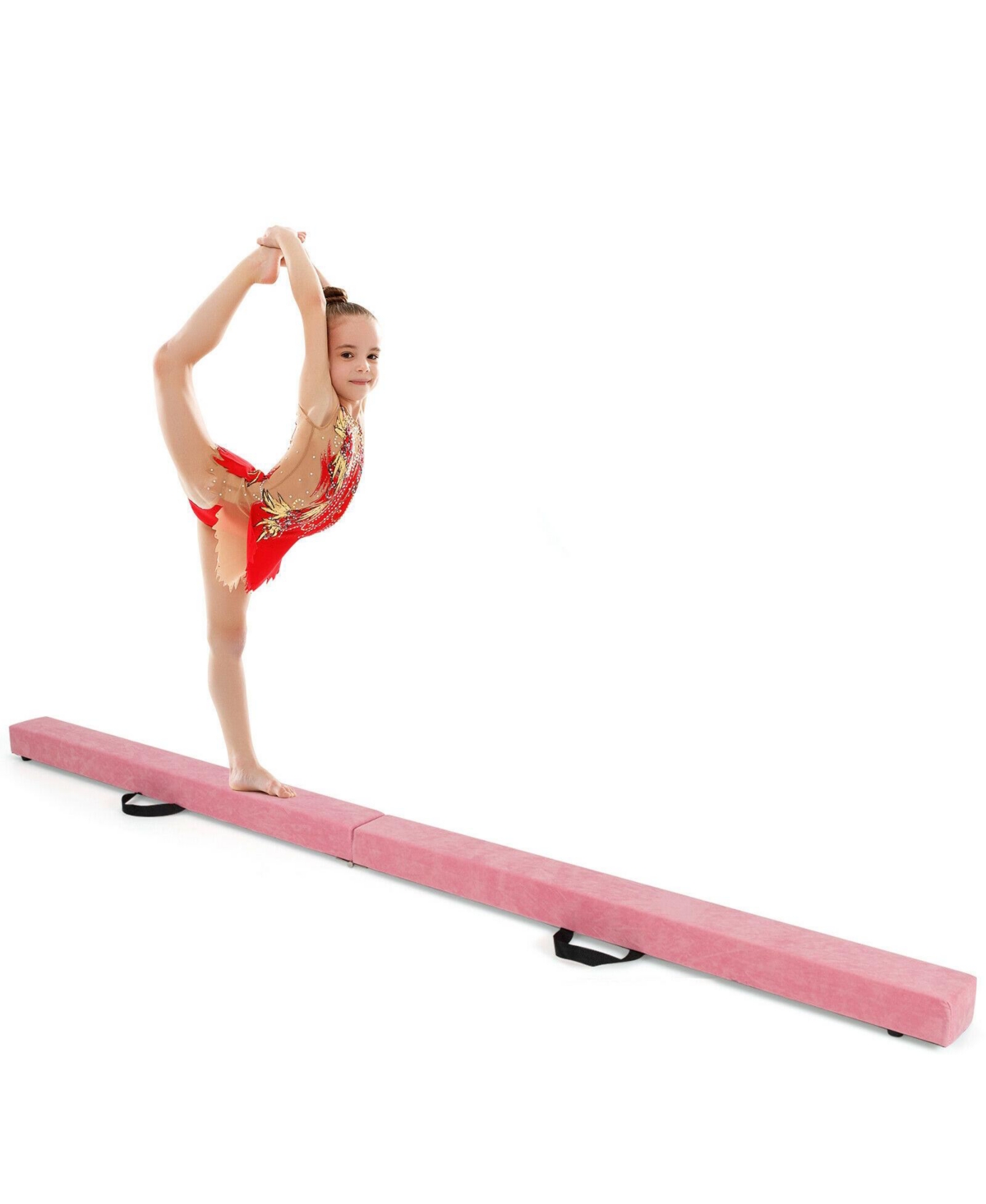 Click here for 7 Feet Folding Portable Floor Balance Beam with Ha... prices