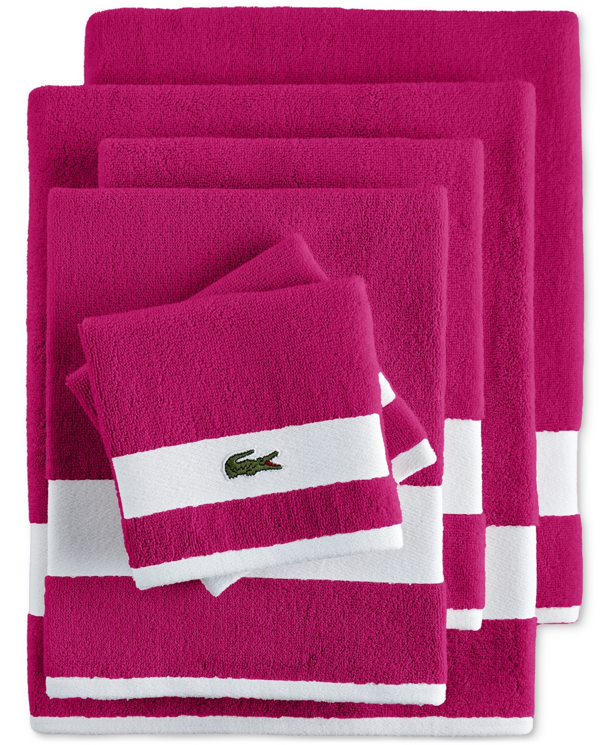 Click here for Lacoste Home Heritage Sport Stripe Logo Cotton 6-P... prices