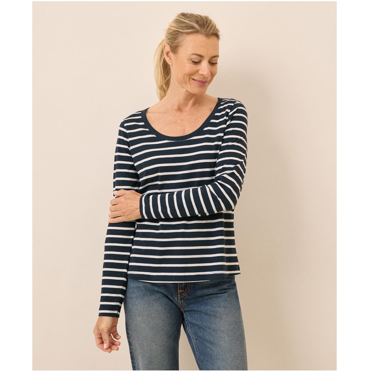 Click here for Pact Organic Cotton Softspun Long Sleeve Scoop Nec... prices