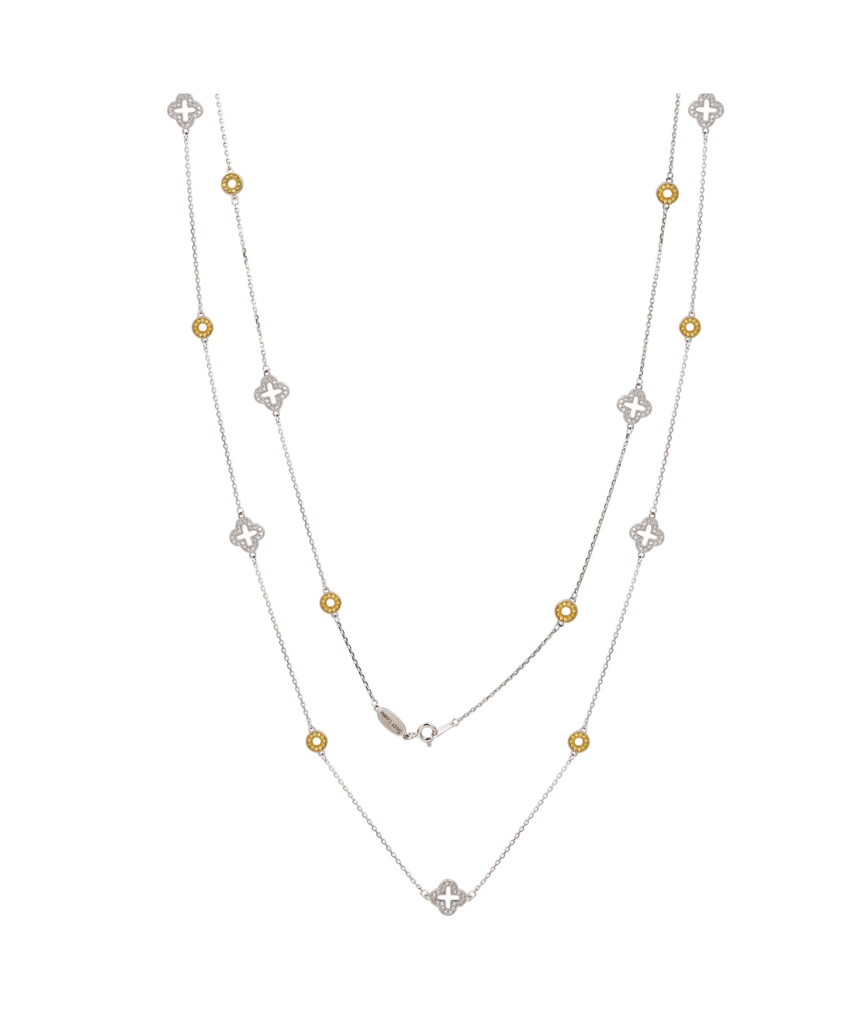 Click here for Suzy Levian New York Sterling Silver Sapphire & Cr... prices