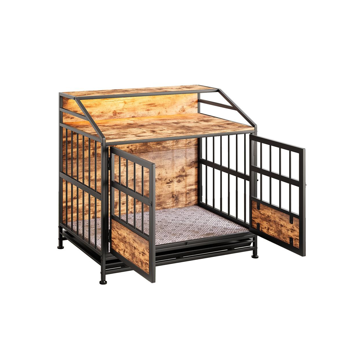 Click here for Aostirmotor Brown Multi-function Dog Crates with S... prices