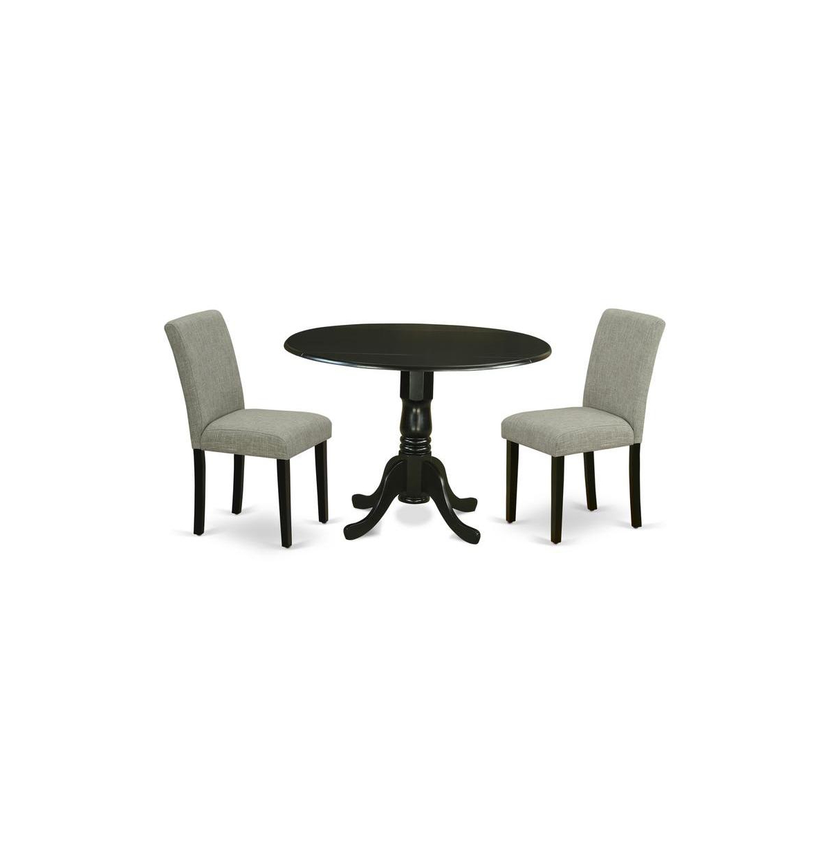 Click here for East West Furniture Dining Room Set Black - Black prices