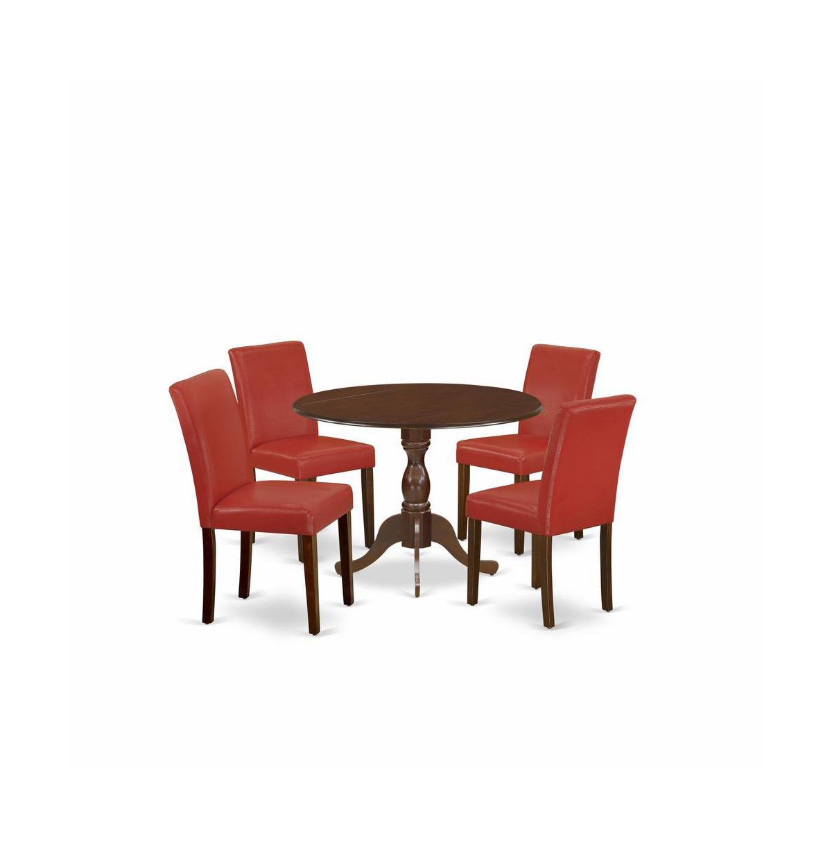 Click here for East West Furniture 5 Piece Dining Table Set Conta... prices