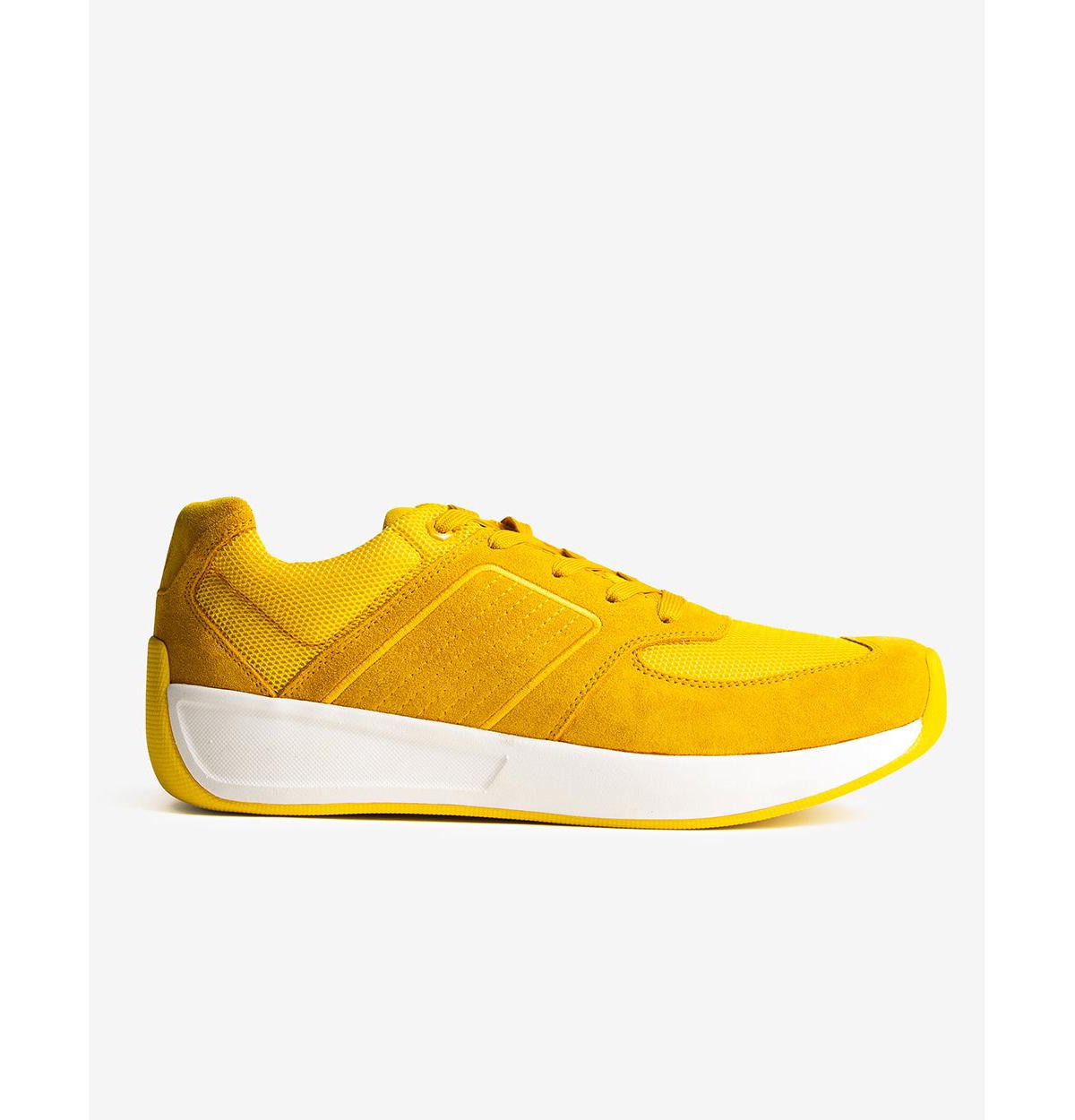 Click here for Freshy Womens Brites Plus Sneaker - Sunset yellow prices